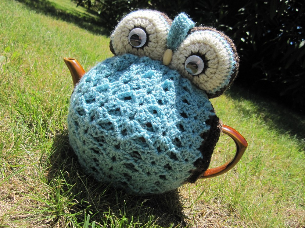 Owl Tea Cosy - Duck Egg Blue - Made To Order on Luulla